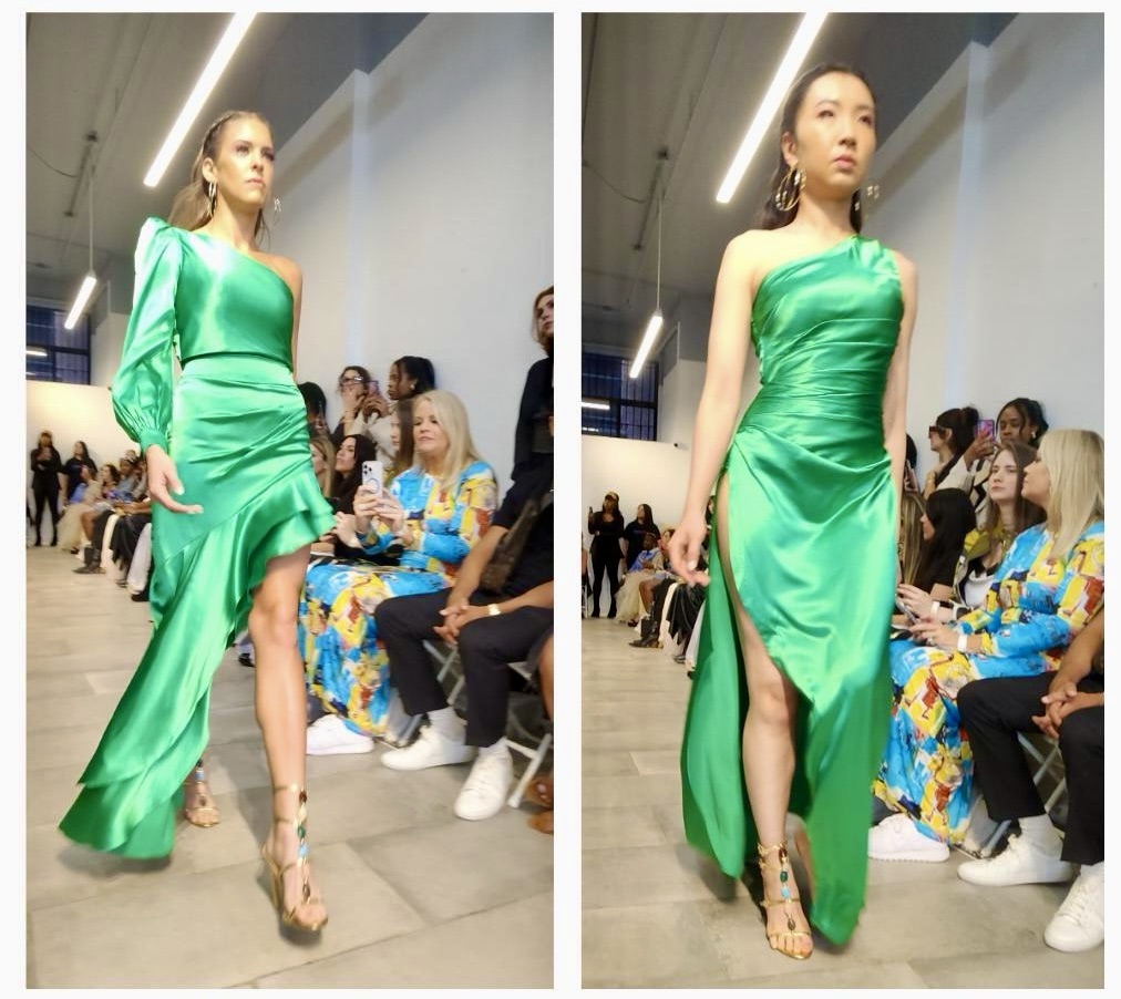 Dell Scott on the runway with SS25 collection at New York Fashion Week ...