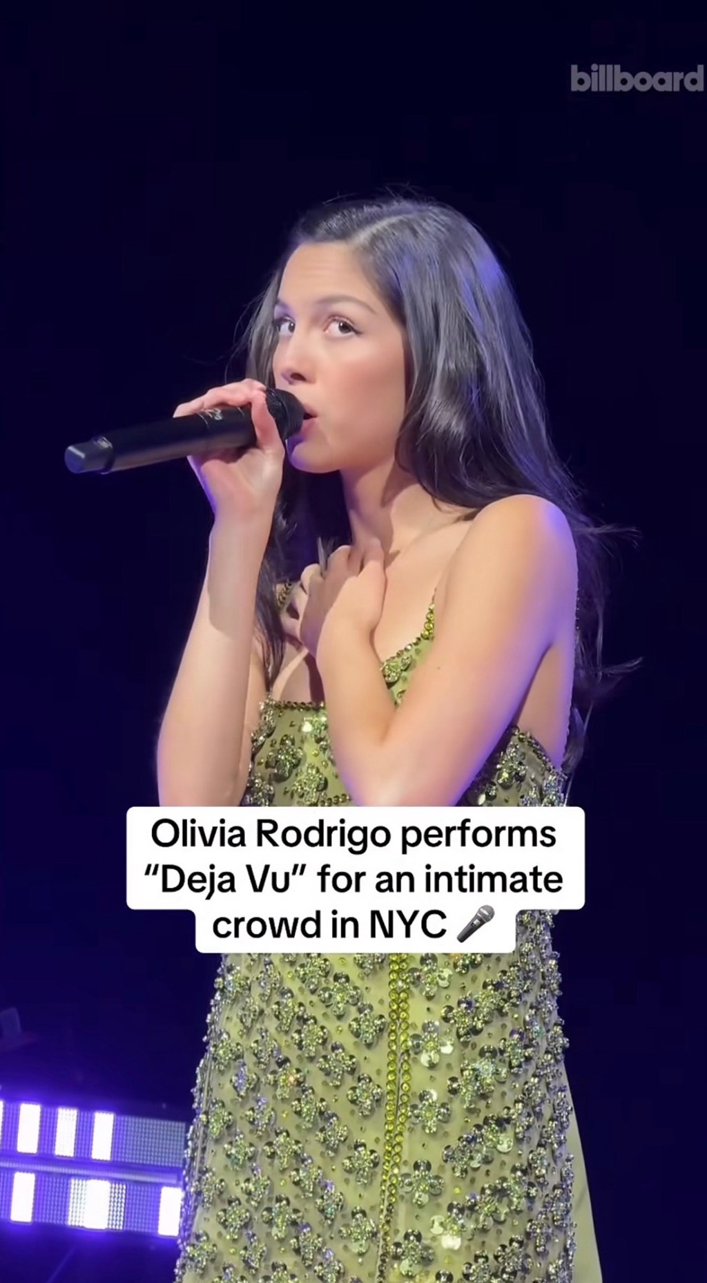 Olivia Rodrigo performs live concert in New York City for AMEX Platinum ...